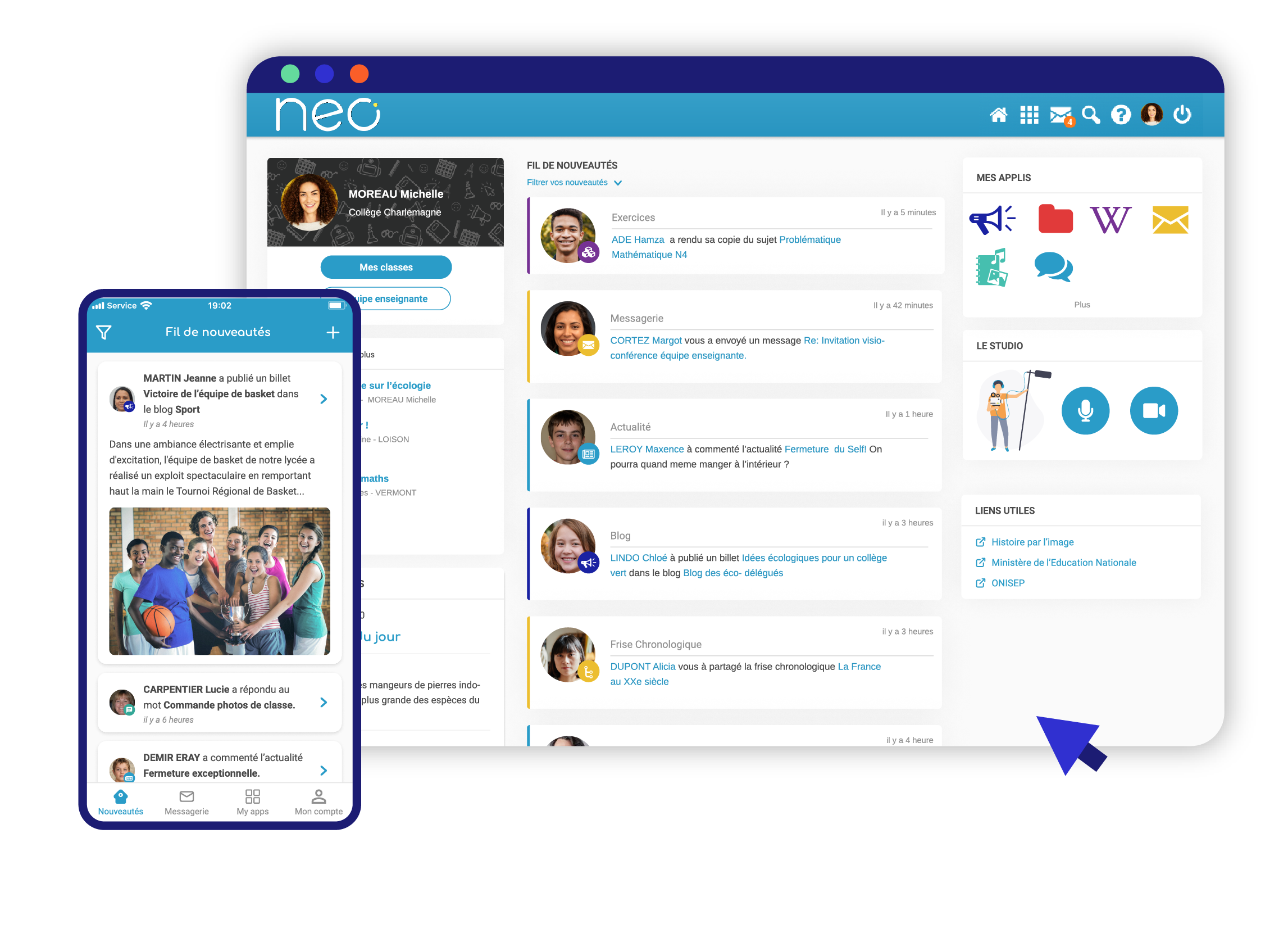 NEO : le nouvel ENT ! - CLG Jean-Baptiste de la Quintinye